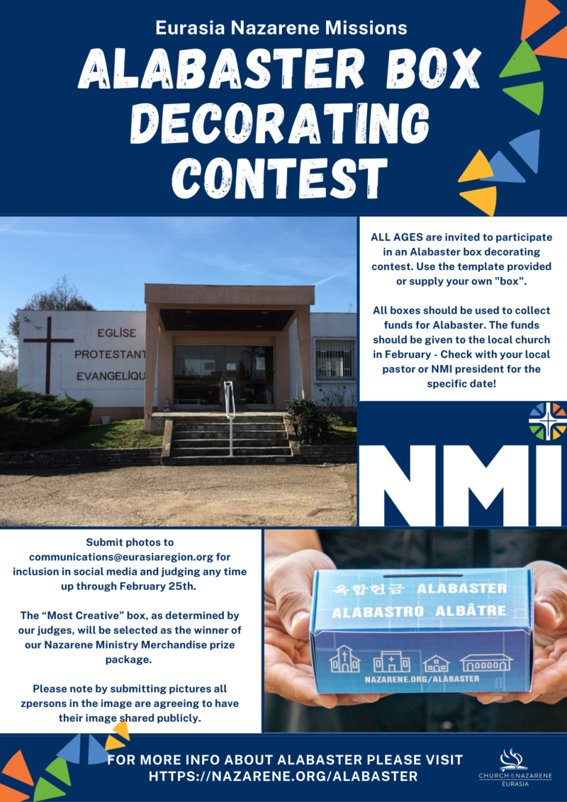 Alabaster box design contest - Eurasia Region